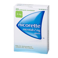 Köp Nicorette Microtab, resoriblett, sublingual 2 mg, 20 st | Apoteket.se