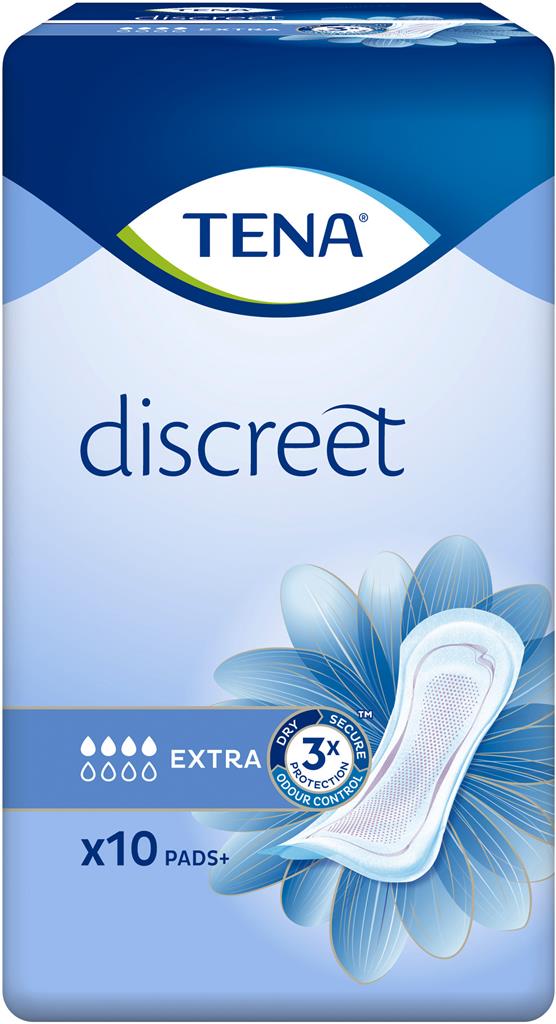 Köp Tena Lady Extra inkon. skydd, 10 st | Apoteket.se
