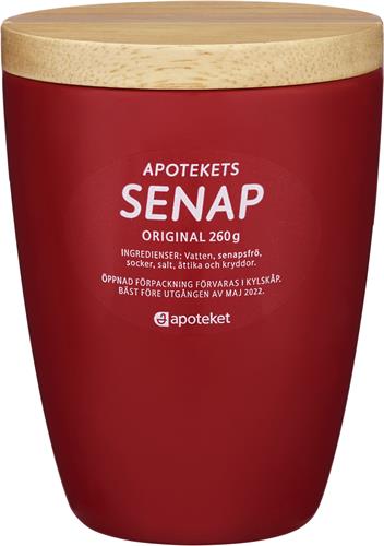 Köp Apoteket Senap Original Röd, 260 g | Apoteket.se