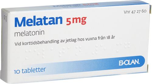 Köp Melatan, tablett 5 mg Evolan Pharma AB, 10 st | Apoteket.se