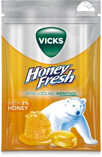 Köp Vicks Honey Fresh & natural menthol, 72 g | Apoteket.se