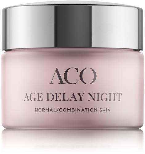 Köp ACO Age Delay Night Cream Normal skin, 50 ml | Apoteket.se