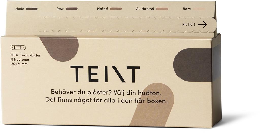 Köp Teint Multipack Hudfärgade plåster dispenser, 5 x 20 st | Apoteket.se