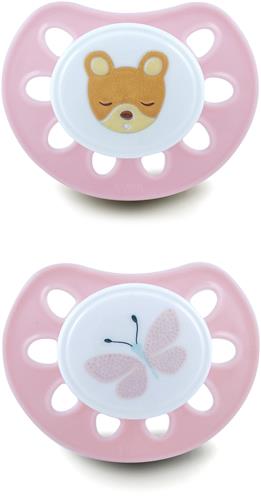 Köp ESSKA Napp Classic Mini Silikon 0-6mån ROSA, 2 st | Apoteket.se