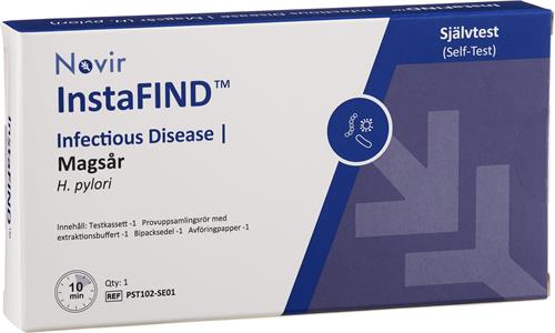 Köp Novir, InstaFIND, Självtest Magsår (H. pylori), 1 st | Apoteket.se