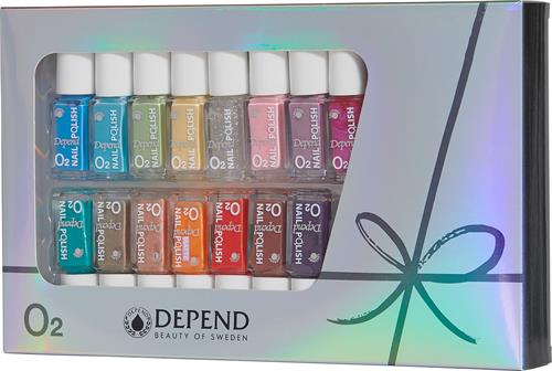 Köp Depend Christmas 2024 O2 Nail Polish, 15 st | Apoteket.se