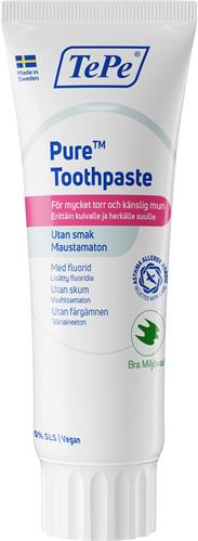 Köp TePe Pure toothpaste, unflavored, 75 ml | Apoteket.se