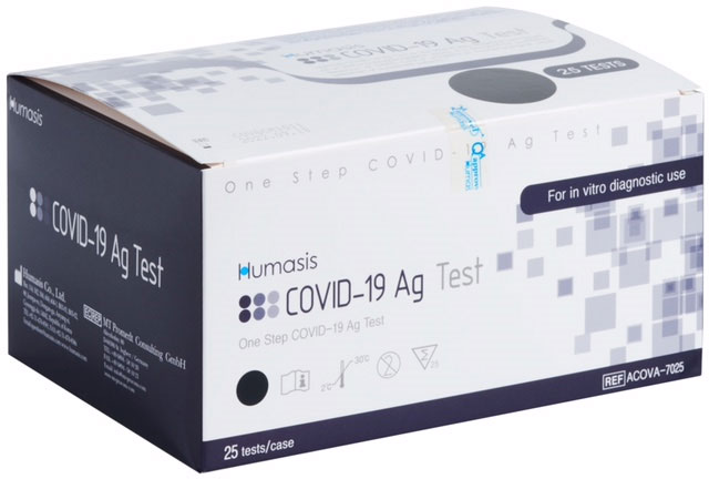 Köp Humasis COVID-19 Ag Hemtest, 25 st | Apoteket.se