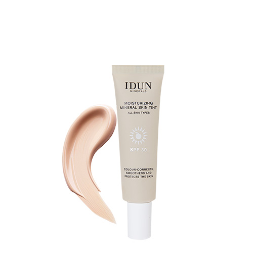 Köp IDUN MINERALS Moisturizing Skin Tint SPF 30 Långholmen Light/Medium Neutral, 27 ml | Apoteket.se